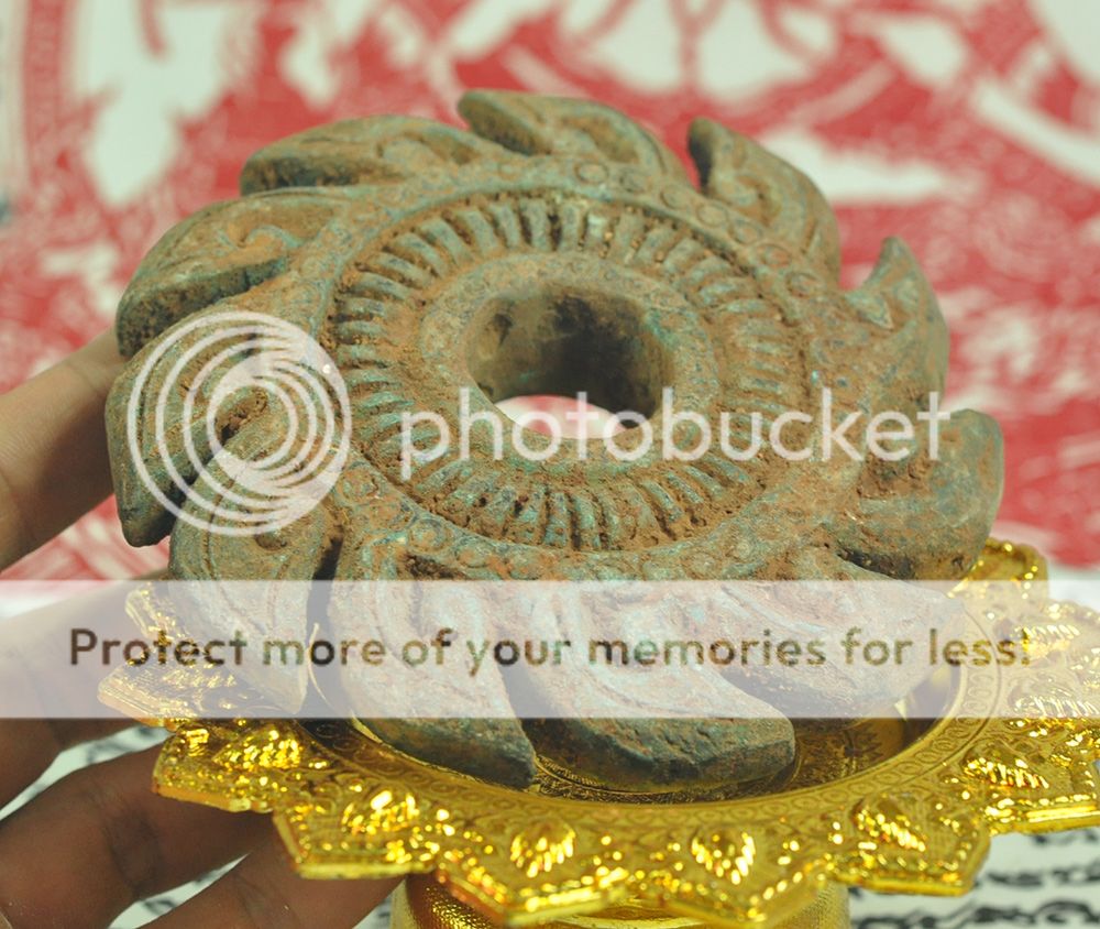 Antique LORD NARAI Vishnu weapon Sudarshana Chakra KHMER Cambodia ...